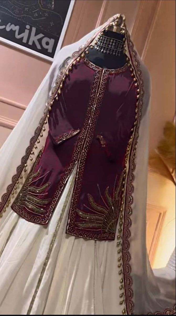 Primium quality Radiant Crep Silk traditions western suit set-MD-3040 ...