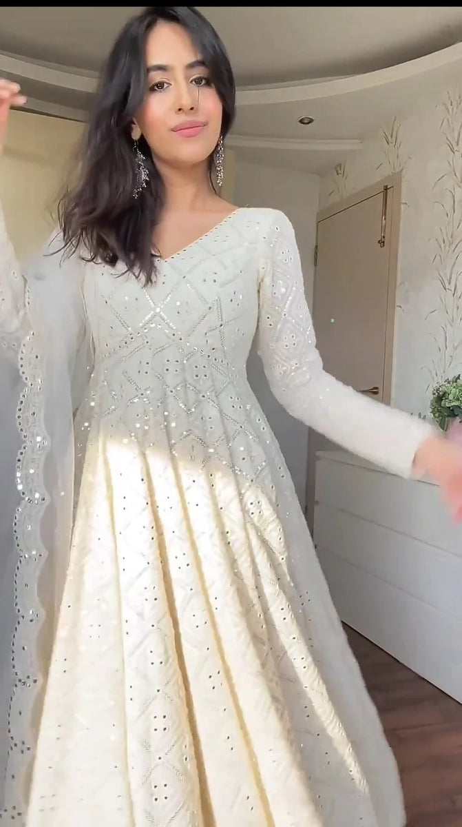 Vedika's Premium Quality Anarkali Suit Set – mahir fab